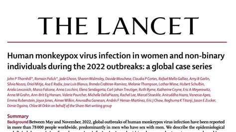 Study Exploring Monkeypox In Women Used Sample Of Males Reduxx