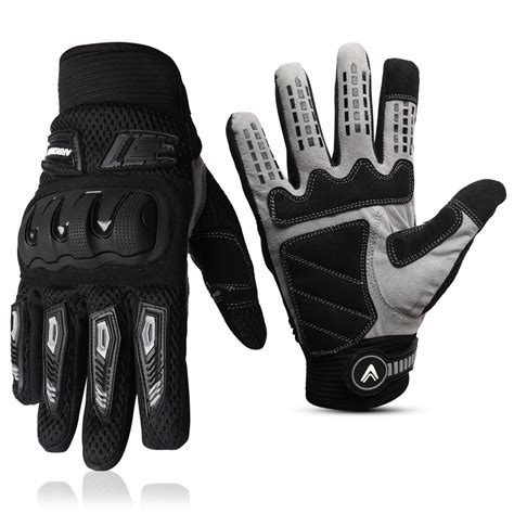 Bike Riding Hand Gloves Accessories For Men Full Finger Gloves With