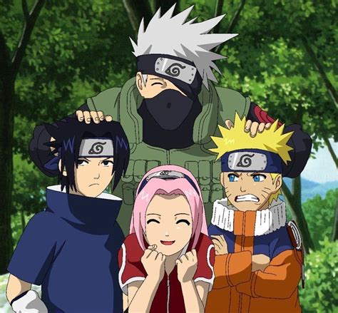 Team 7👏 Naruto Team 7 Naruto Teams Anime