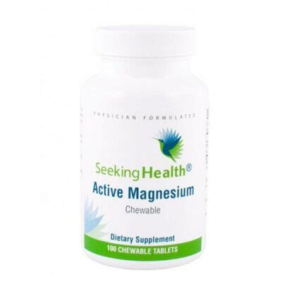 Active Magnesium Chewable Seeking Health MTHFR Doctors