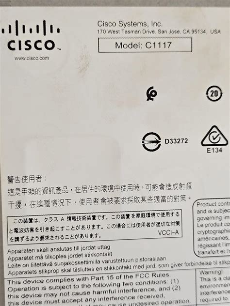 SATILDI Cisco Systems C1117 4PLTEEA ISR 1100 4P DSL ANNEX A MODEM ROUTER DonanımHaber Forum