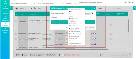 Bug Requirements Document The Context Menu Overlaps The Add Reviewer Popup SP