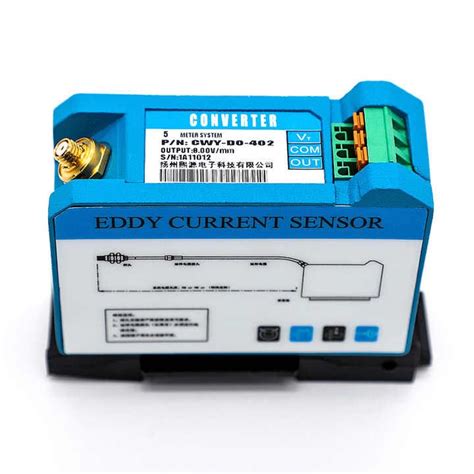 Non Contact Split Type Eddy Current Sensorprobe Measuring Displacement