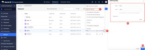 Manage Datasets Quick Bi Alibaba Cloud Documentation Center
