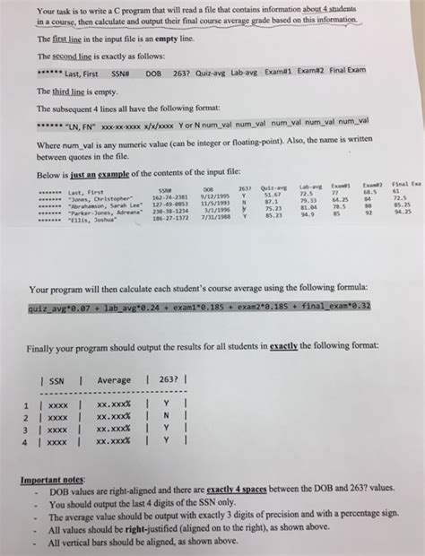 Solved Your Task Is To Write A C Program That Will Read A Chegg