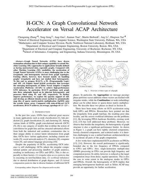 pdf h gcn a graph convolutional network accelerator on versal acap