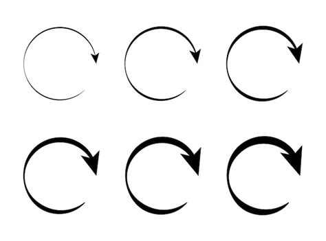 Premium Vector Refresh Icon Or Symbol Restart Icon Circle Arrow Symbolizes Vector