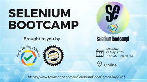 Agile Testing Alliance On Linkedin Selenium Bootcamp Tickets By Agile Testing Alliance