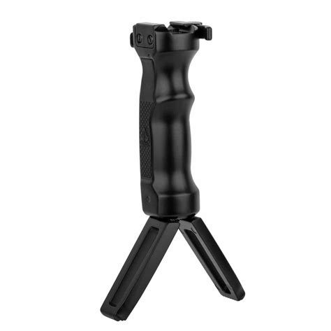 Utg Combat D Grip W Ambi Quick Release Deployable Bipod