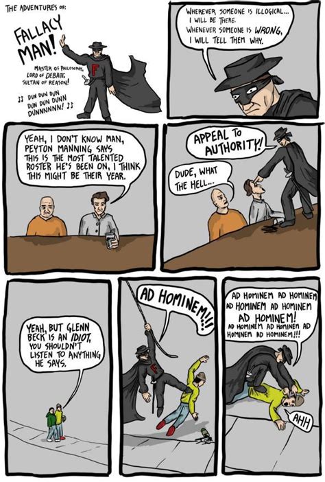 “the Adventures Of Fallacy Man” Existential Comic Explains Why Its Not Enough To Point Out A