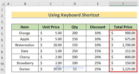 How To Use Autofill Formula In Excel 6 Effective Ways