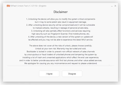 Mi Unlock Tool Xiaomi Tools