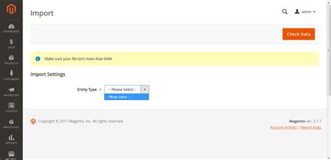 Magento 2 Entity Type Empty In Import Export Pa Magento Forums