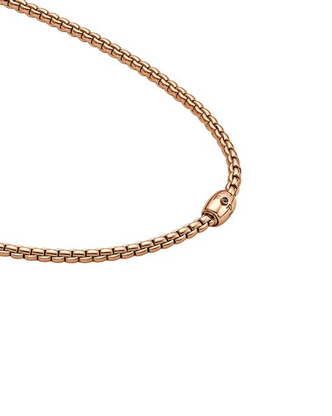 Flexit Necklace With Ornamental Clasp 07f01cx Bn Fope