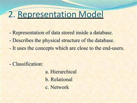 type of database models pptx databases computer software and