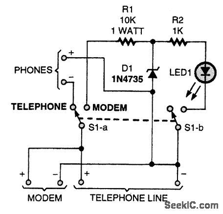 MODEM PROTECTION CIRCUIT Power Supply Circuit Circuit Diagram SeekIC Com