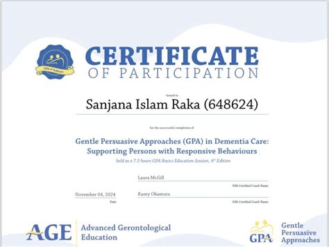 I Am Excited To Have Successfully Completed The Gentle Persuasive