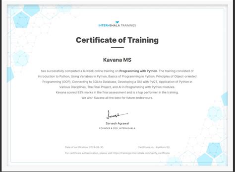 kavana ms on linkedin python certification continuouslearning