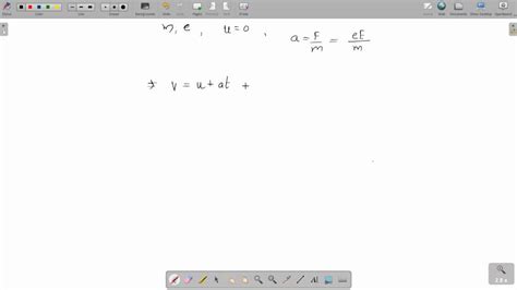 ⏩solved An Electron Of Mass M And Charge E Initially At Rest Gets