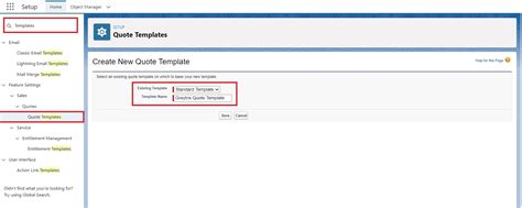 Quote Create Create Quote Template Guide Salesforce Trailhead