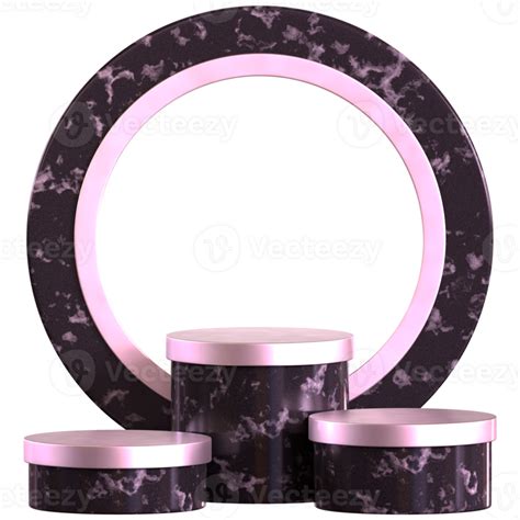 Cylinder Podium With Circle Gate 54785099 Png