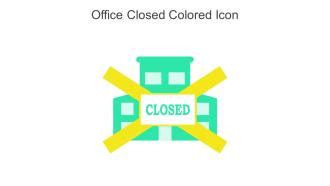 Office Closed Colored Icon In Powerpoint Pptx Png And Editable Eps Format PPT Template