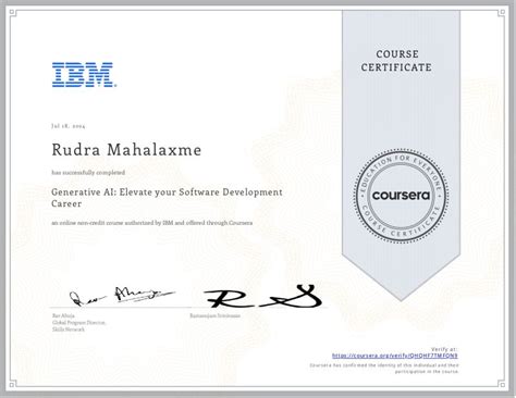 rudra mahalaxme on linkedin coursera ibm softwareengineering