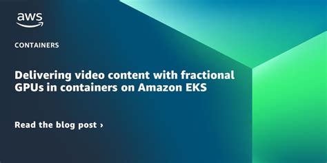 Amazon Elastic Kubernetes Service Containers