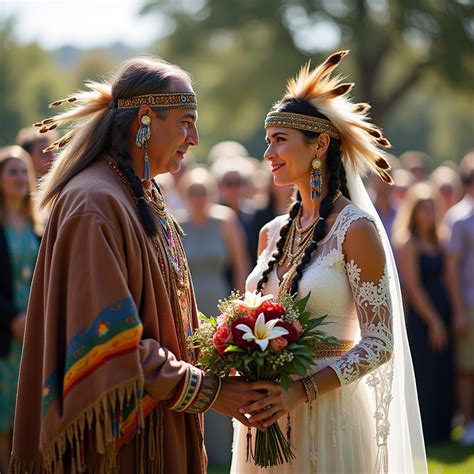 Native American Gay Wedding Scene Stable Diffusion Online
