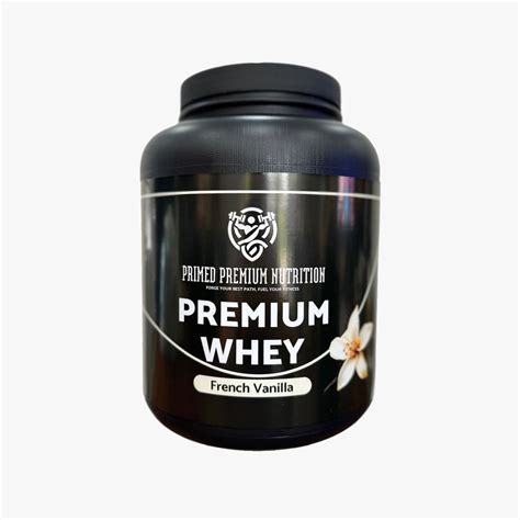 Premium Whey 3kg French Vanilla Primed Premium Nutrition