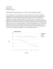 Goldfish Lab Report Docx Sloane Zeller Biol 152 06 Goldfish Lab Report Null Hypothesis Water