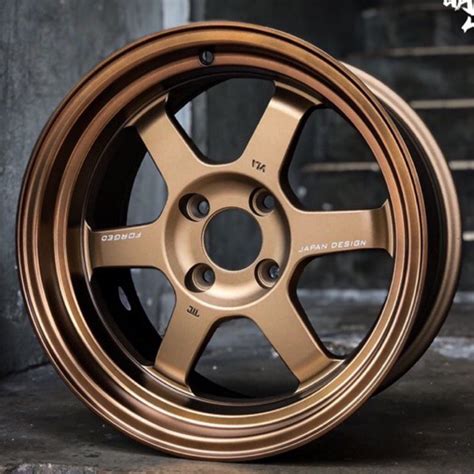 15” Rays Te37v Mk2 With Sand Bronze Finish Made In Thailand 🇹🇭