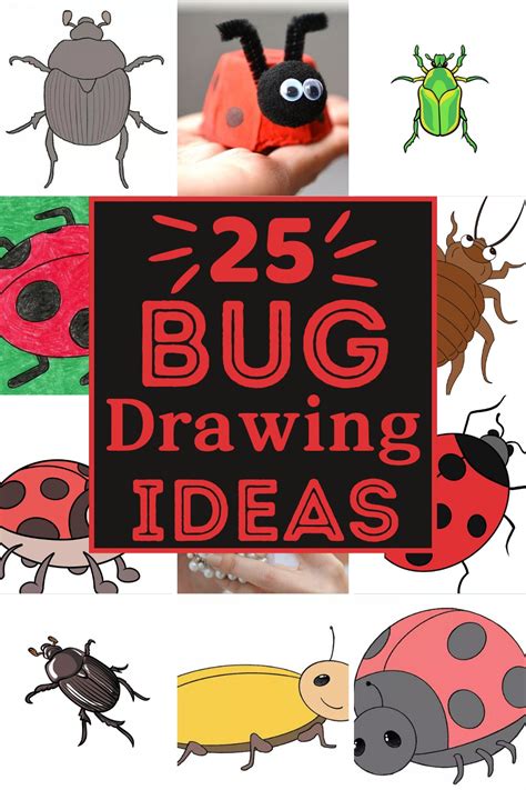 25 Easy Bug Drawing Ideas How To Draw Bug Julie Ann Art