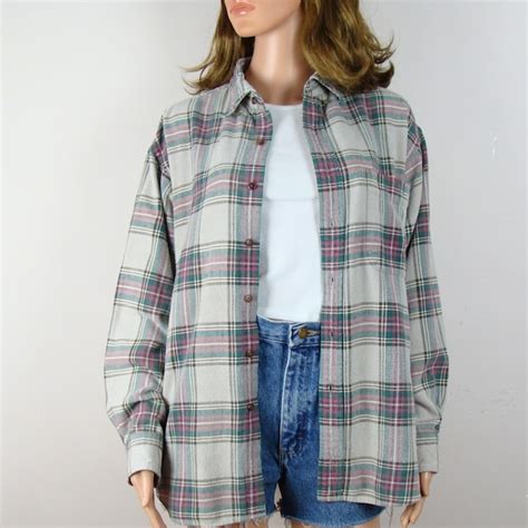 90s Flannel Shirt Etsy