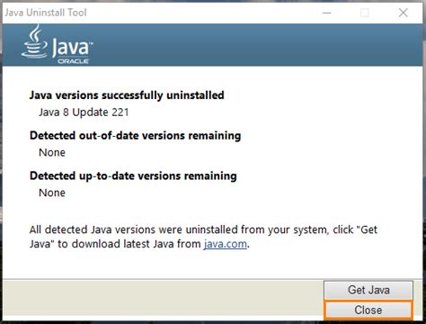 Как удалить Java с компьютера Windows 10