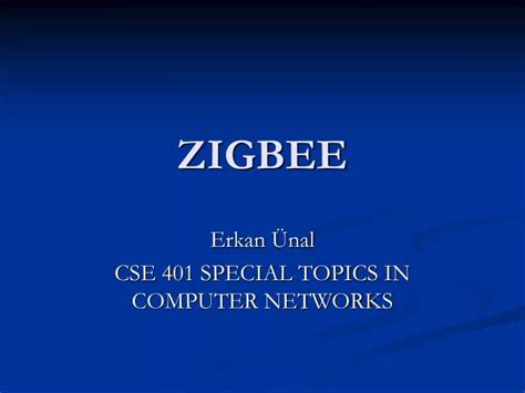 PPT ZIGBEE PowerPoint Presentation Free Download ID 4777747