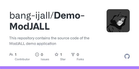 GitHub Bang Ijall Demo ModJALL This Repository Contains The Source Code Of The ModJALL Demo