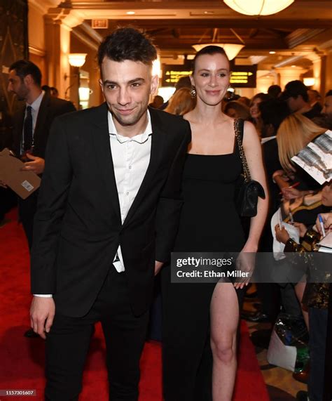 Actor Jay Baruchel And Rebecca Jo Dunham Arrive At The 2019 Nhl News