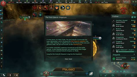 First Time Playing Stellaris In Version 3 3 Today Is My First Time Forming A Galactic Imperium