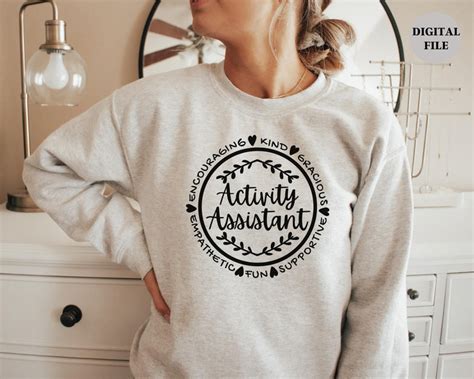 Activity Assistant Svg Activity Assistant Png Activities Etsy