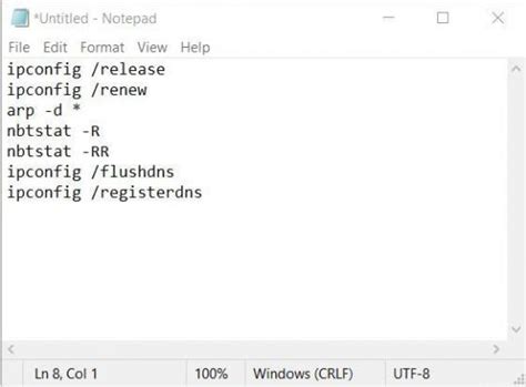How To Use A Batch File To Reset And Renew A Network Connection In Windows TechRepublic