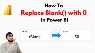 Replace Blank With Zero In Power Bi Card Or Kpi Visual Bi Tricks Bi Tricks Mp Music Mp Video