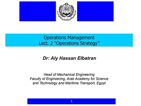 Operation Management Lecture 2pdf