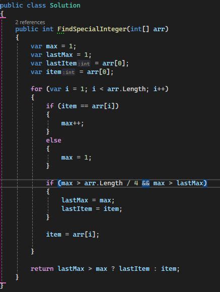 1 300 leetcode element appearing more than 25 in sorted array given an