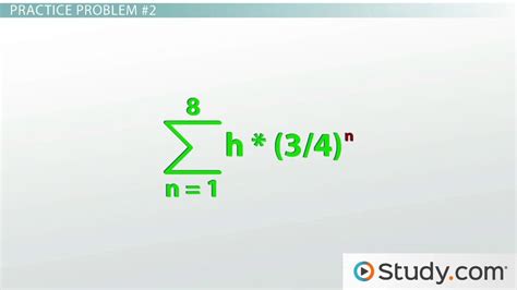 Arithmetic And Geometric Series Practice Problems Video Worksheets