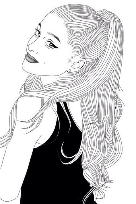 Arianator6 Tumblr Girl Drawing Tumblr Drawings Girl Drawing Sketches Girly Drawings Art