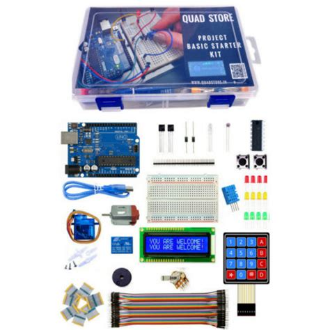 Quad Store Super Starter Kit For Uno R3 Compatible With Arduino Ide Quad Store