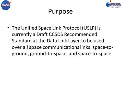 Ccsds Unified Space Data Link Uslp Ppt Video Online Download