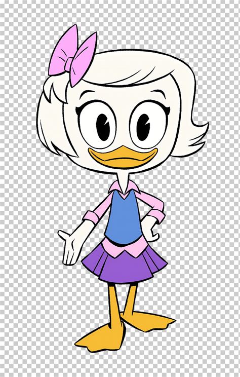 Ducktales Cartoon Duck Girl Character Illustration Png Clipart