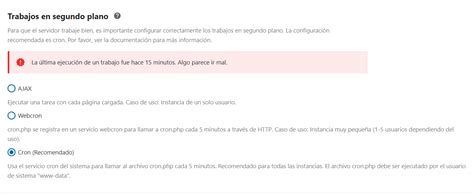 error with cron php ℹ️ support nextcloud community